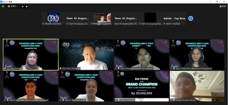 Universitas Indonesia Emerges Victorious in Indonesia's 2023 MBS E-Case Competition - Top Boss